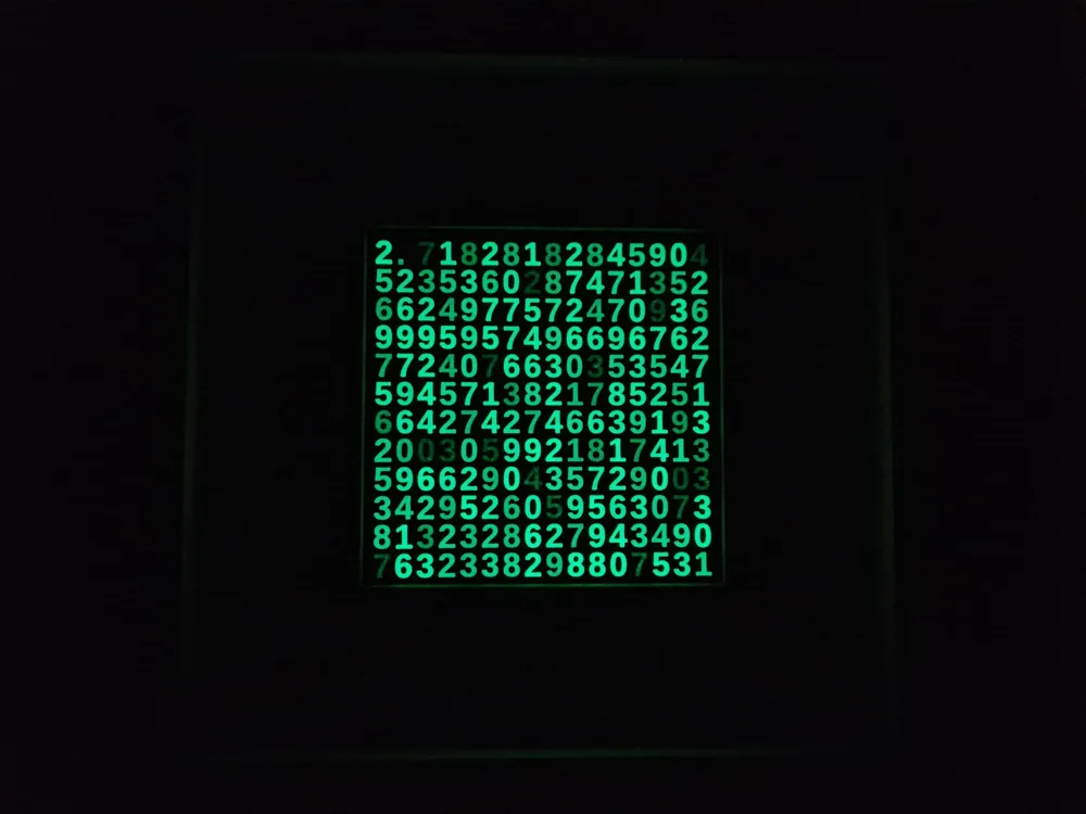 Mathe Matrix Code, Pi and e in Matrix-Style by kevToeg - MakerWorld