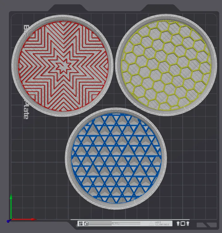 Coasters_infill pattern with holder by Marvellous_3D Print MakerWorld ...