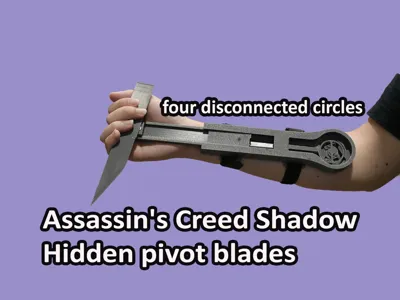 hidden blade 3d print model download - MakerWorld