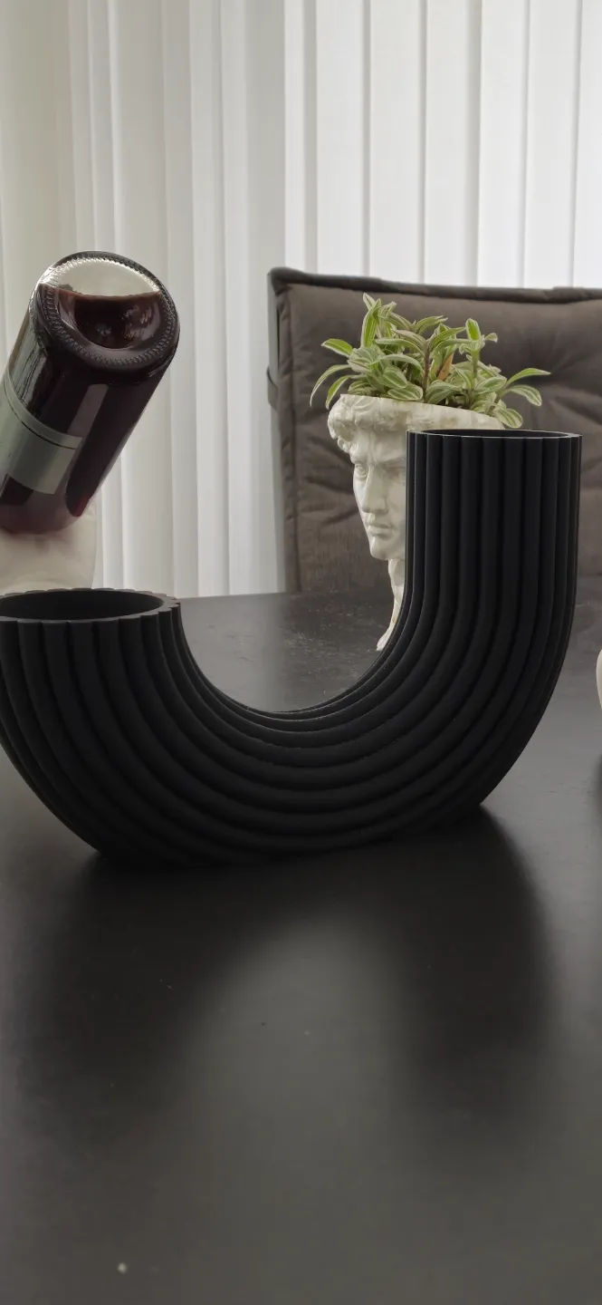 Wavy U-shaped Vase by equi - MakerWorld