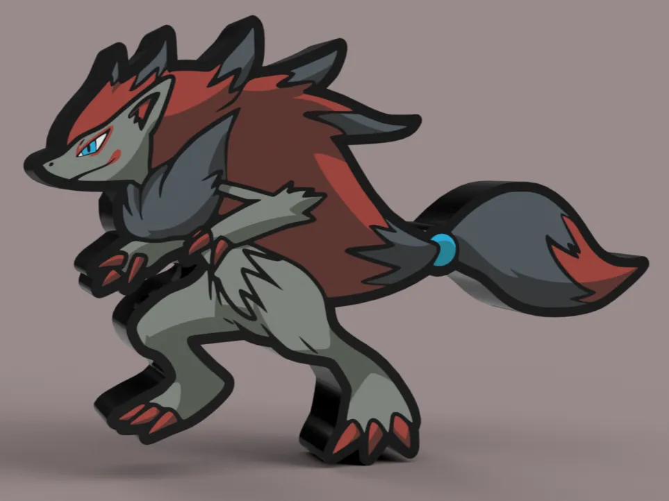 Zoroark Lightbox by Sitsero MakerWorld: Download Free 3D Models