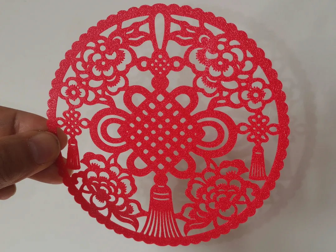 Festive Chinese Knot Paper-Cut Window Decorations for New Year - Free ...