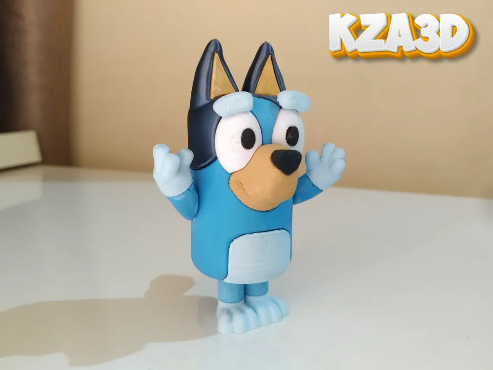 Bluey Articulated Puppet by Kza3D - MakerWorld