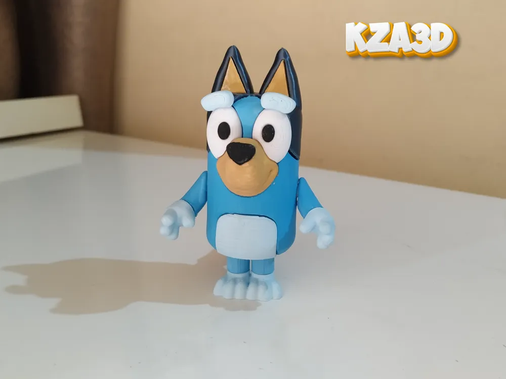 Bluey Articulated Puppet by Kza3D - MakerWorld