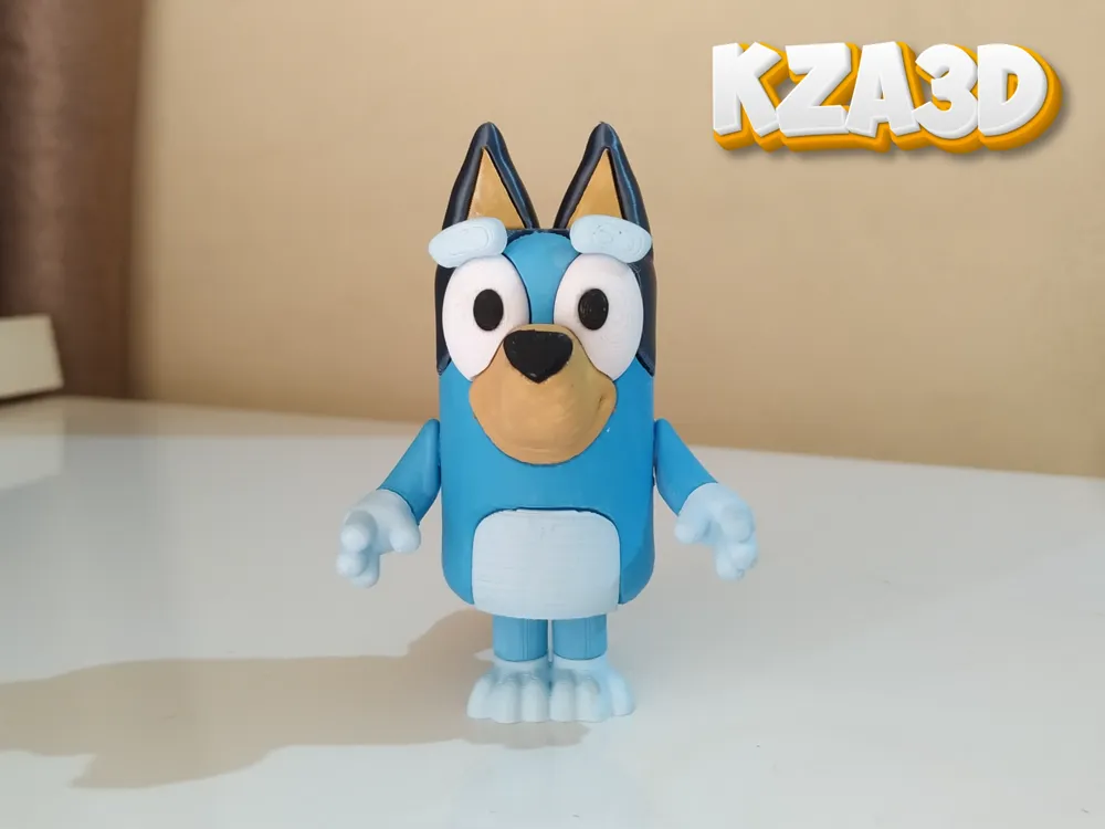 Bluey Articulated Puppet by Kza3D - MakerWorld