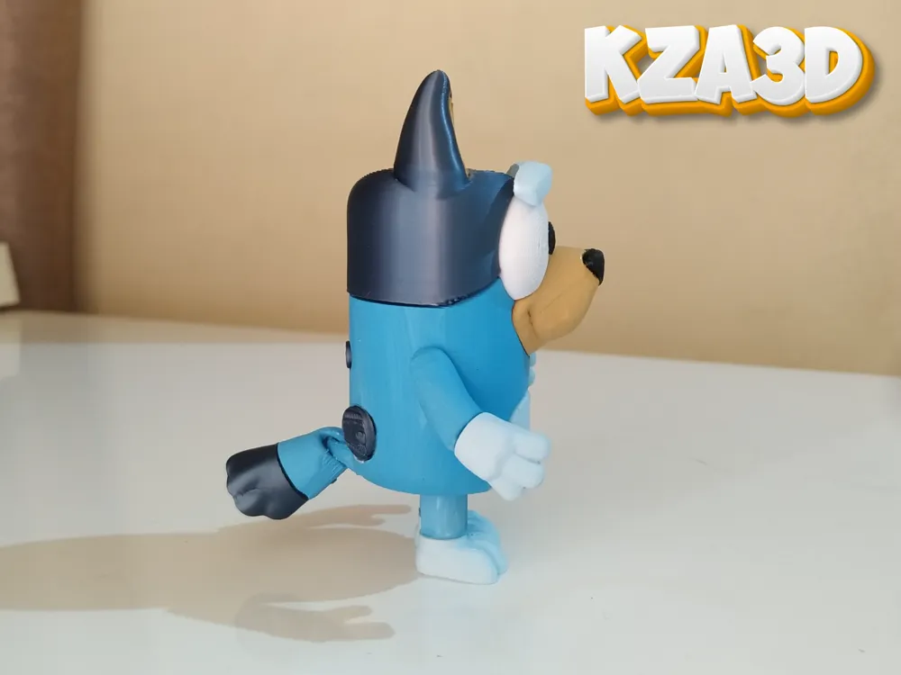 Bluey Articulated Puppet by Kza3D MakerWorld: Download Free 3D Models