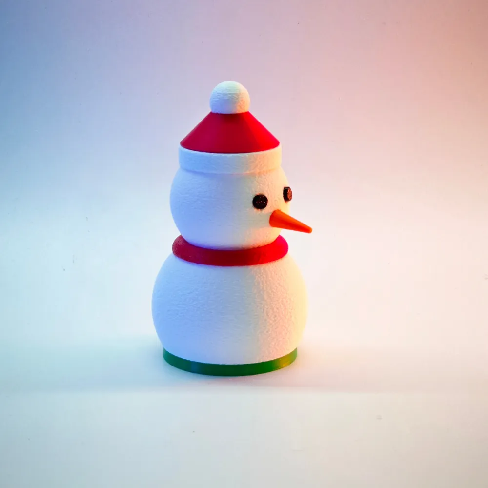 Snowman Lamp by 3D Paint Lab - MakerWorld