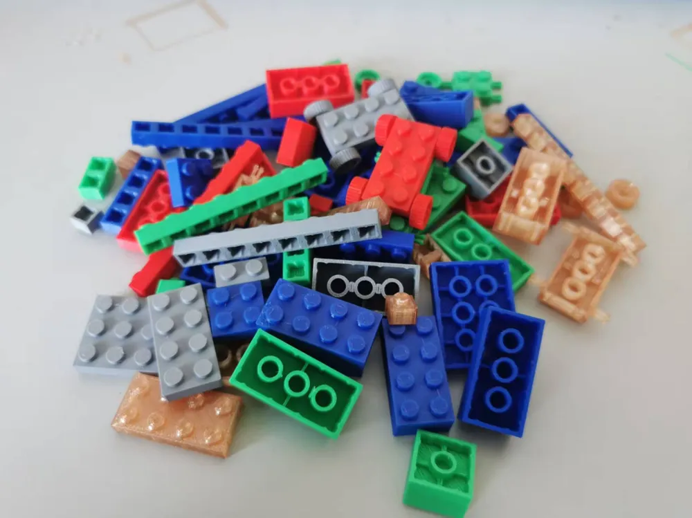 LEGO interlocking bricks (non-loose) - Free 3D Print Model - MakerWorld
