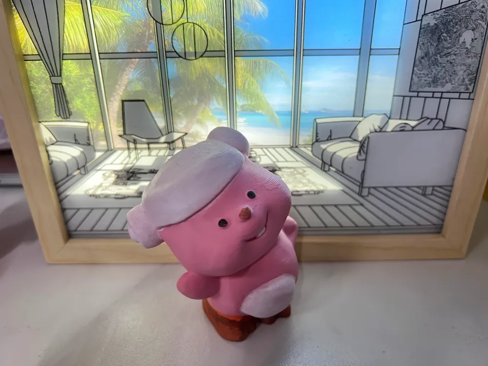 Loopy, el pequeño castor Ruby con gorro de baño por lengfeng - MakerWorld