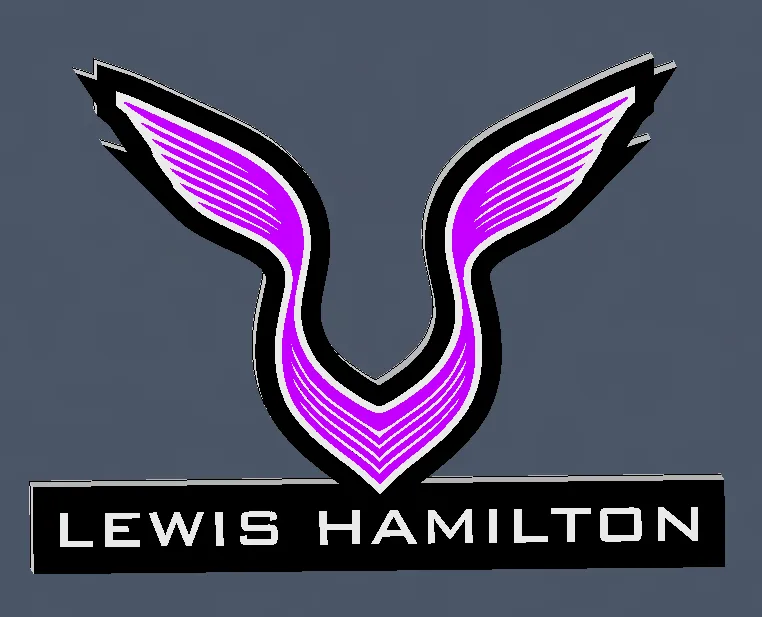 Lewis Hamilton LED lightbox by glenngri - MakerWorld