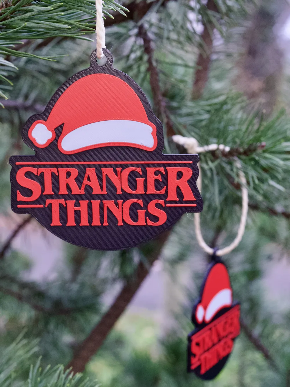 Stranger Things ornament christmas - Free 3D Print Model - MakerWorld