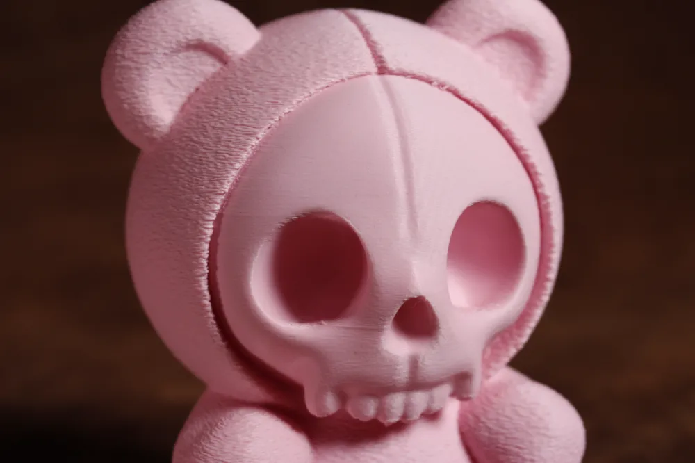 Teddy Bear Skull Decor by 3DinPlastic MakerWorld: Download Free 3D Models