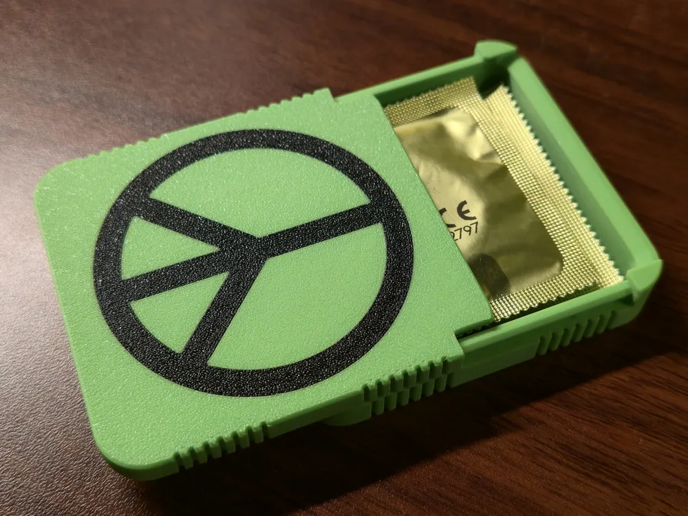 Peace Pocket Case — Slim for 2 Travel Box - Free 3D Print Model ...