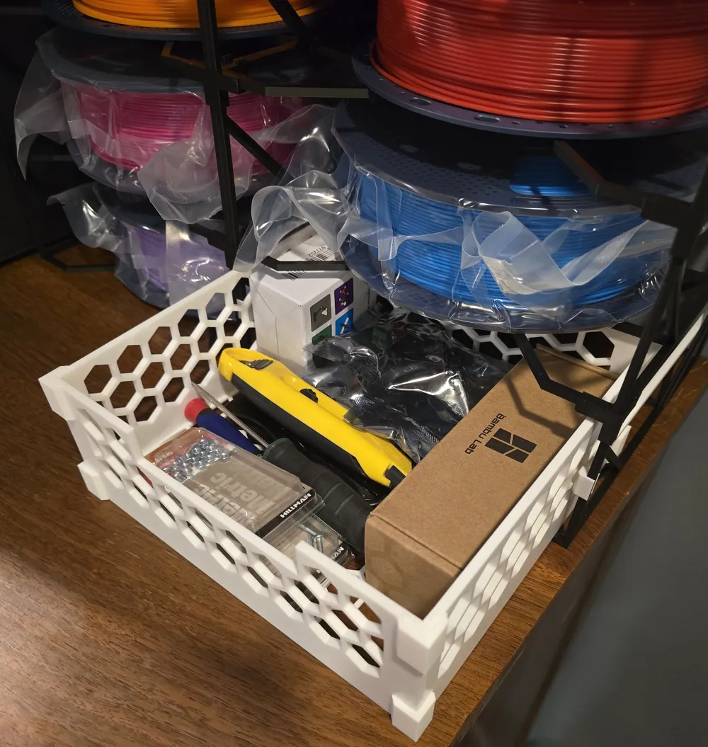 Modular Filament Rack System by BinaryJ MakerWorld: Download Free 3D Models