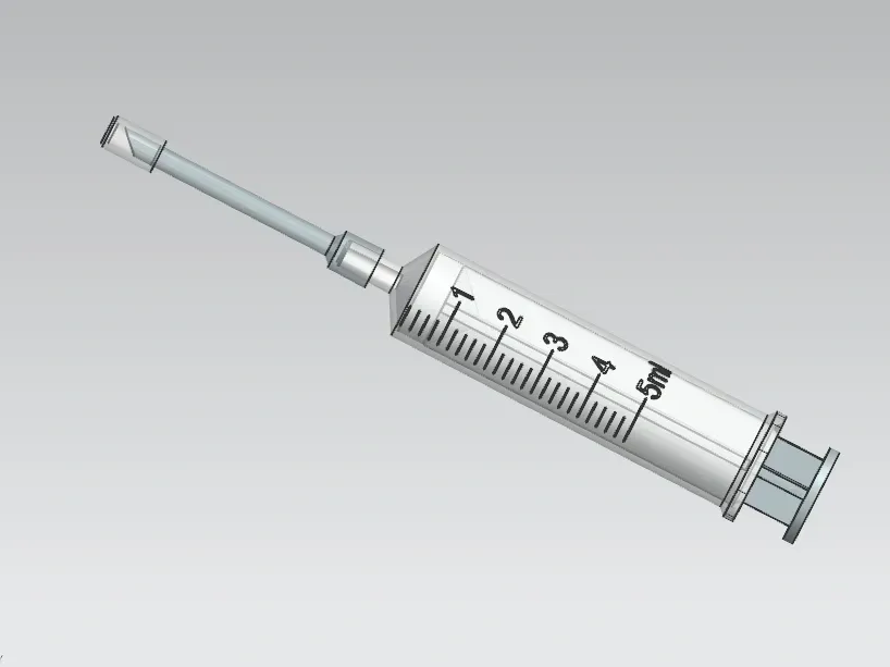 Syringe (Fully 3D Printed) 5ml syringe by find some fun MakerWorld ...