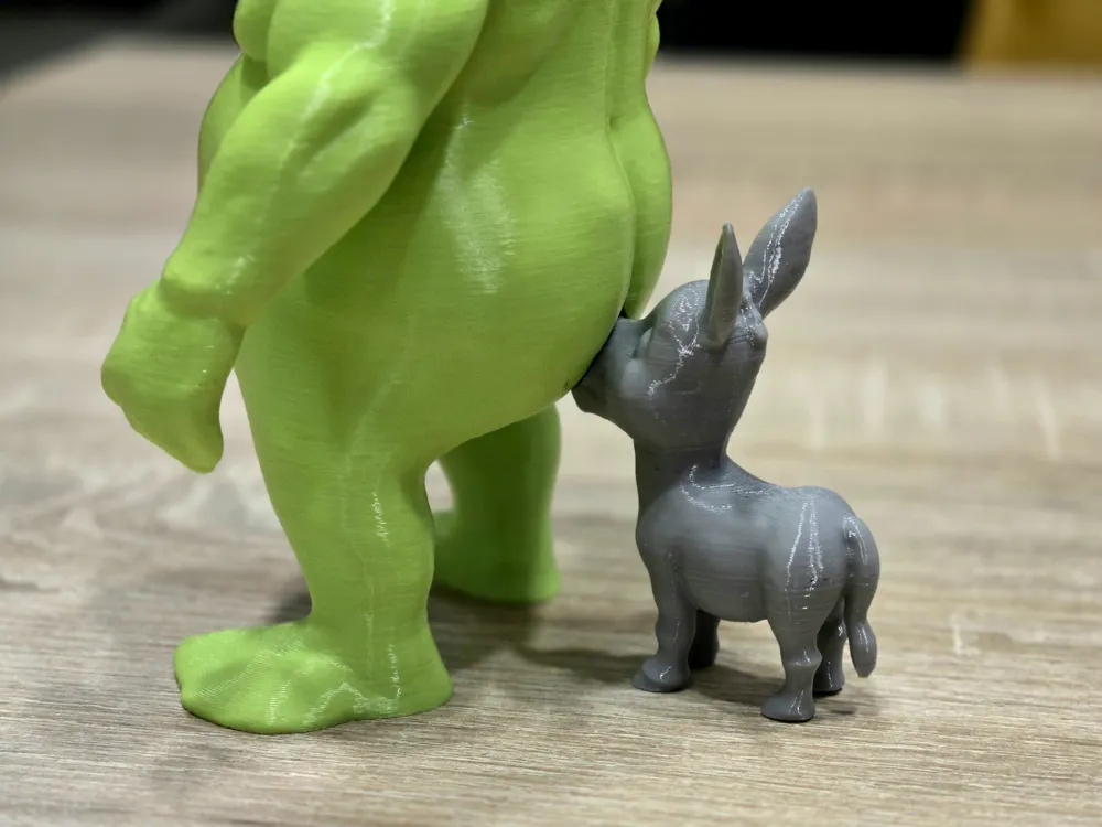 Donkey cap for Shrek ass toothpaste by 3Dcrabi MakerWorld: Download ...