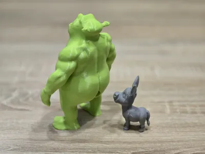 Donkey cap for Shrek ass toothpaste by 3DcrabiMakerWorld: Download Free ...