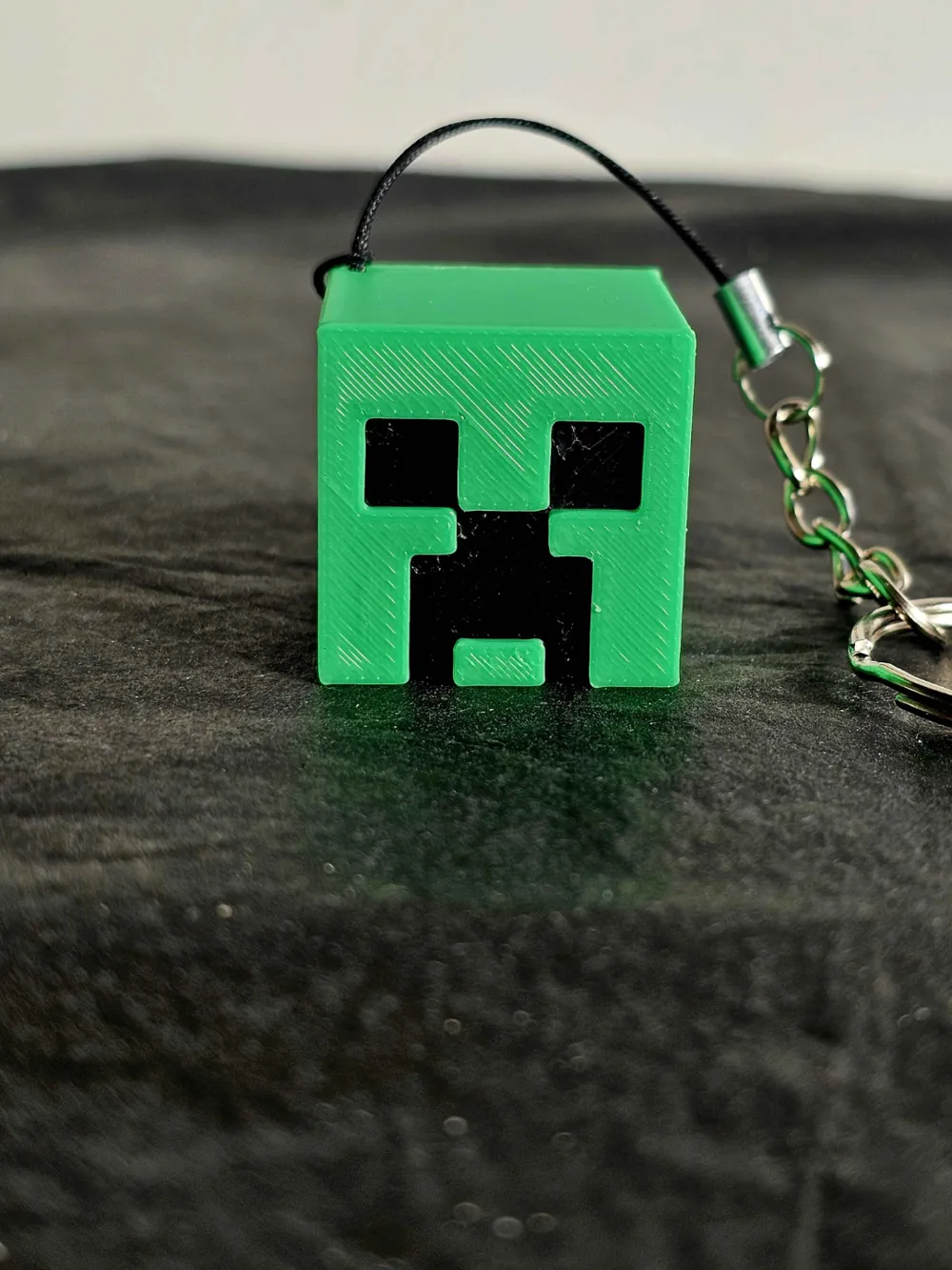 Minecraft Creeper Head Keyring by The Dingbat Army - MakerWorld