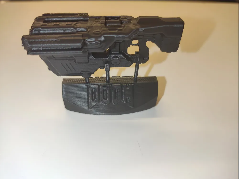 Doom (2016) BFG9000 and Display Stand by sibilcoder - MakerWorld