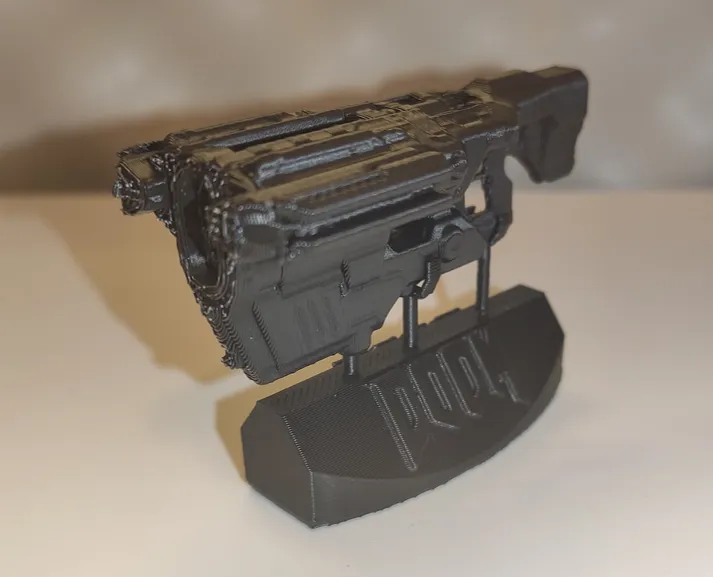 Doom (2016) BFG9000 and Display Stand by sibilcoder - MakerWorld