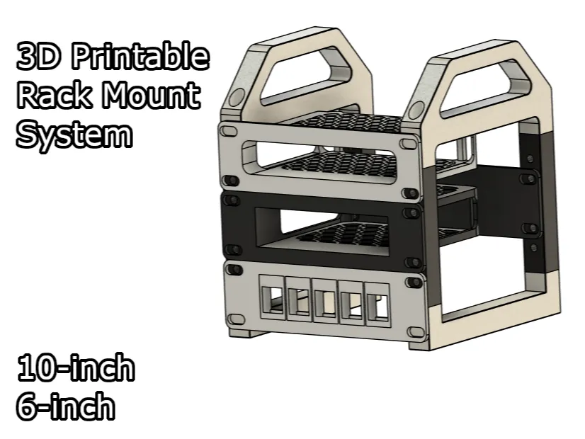3D printable rack | 10-inch and 6-inch by Mauker MakerWorld: Download ...