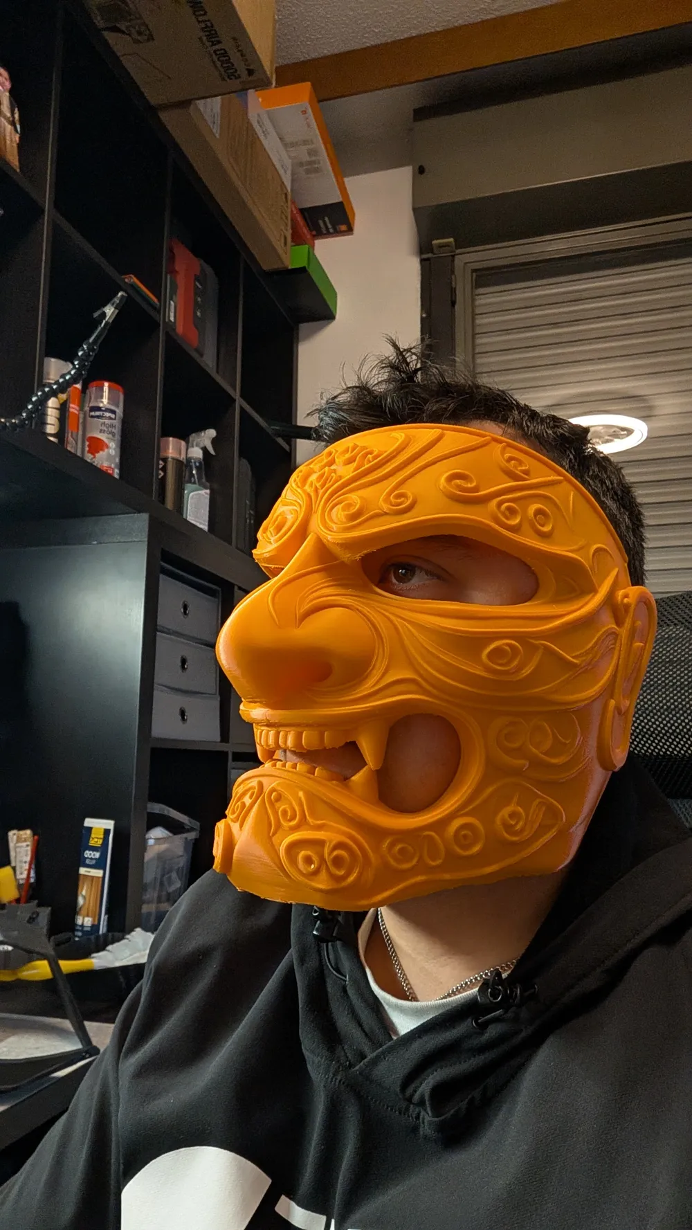 Samurai Menpo Mask - Detailed - Free 3D Print Model - MakerWorld