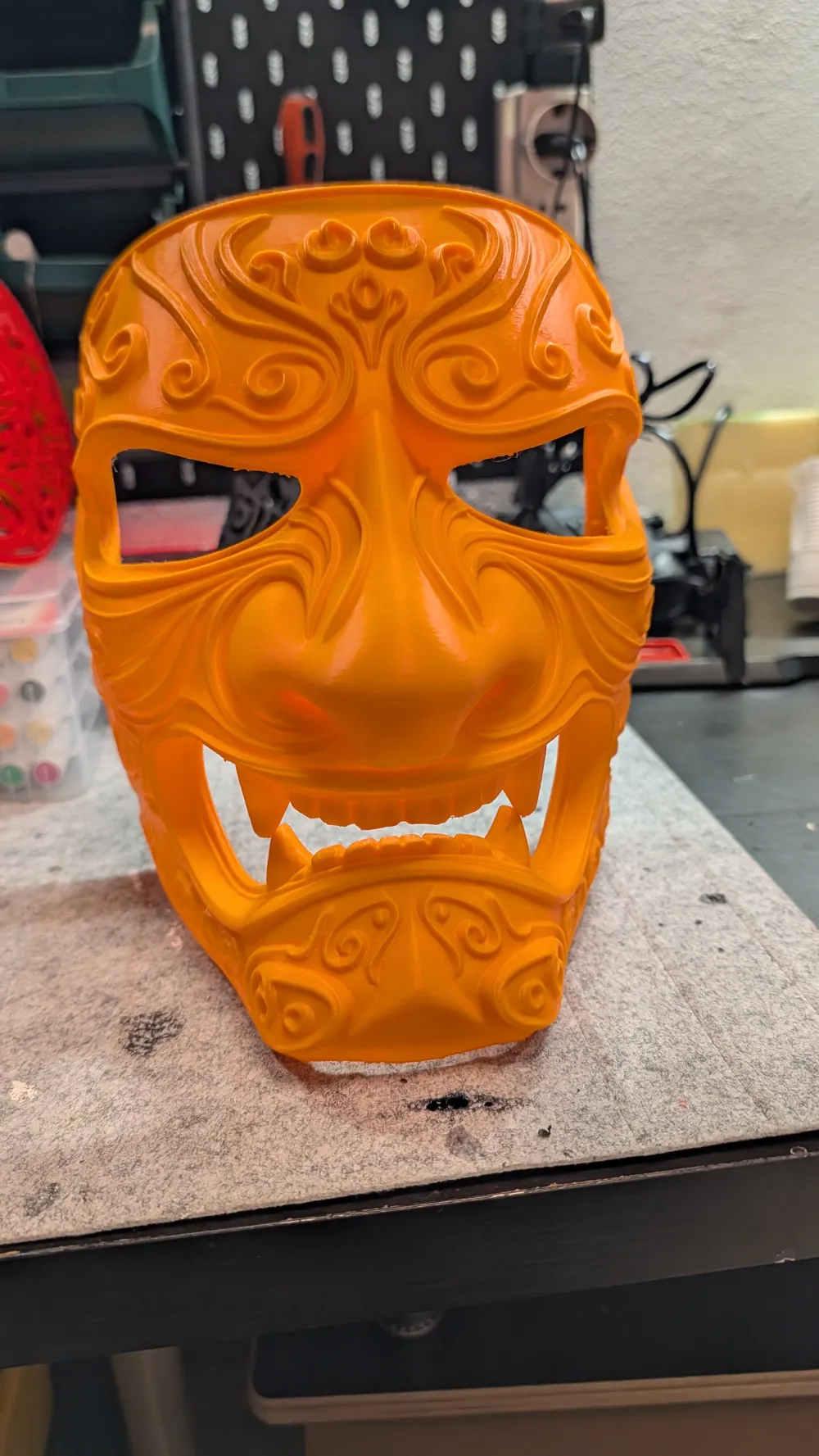 Samurai Menpo Mask - Detailed - Free 3D Print Model - MakerWorld