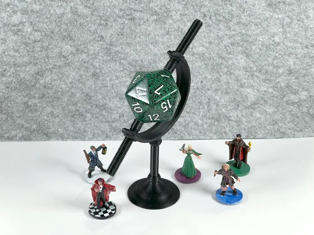 Armillary Caliper Dice Display by Undead Riot - MakerWorld