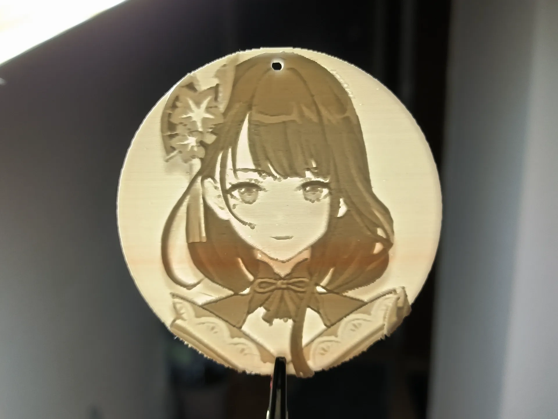 Genshin Impact - Raiden Shogun (Electro Archon) ID Photo Lithophane ...