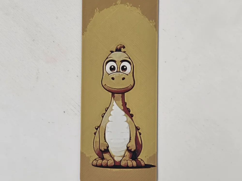 Dino Bookmark - Free 3D Print Model - MakerWorld