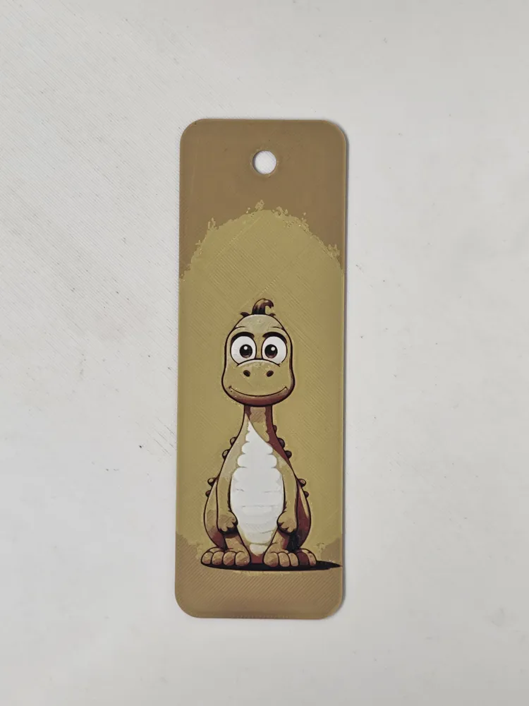 Dino Bookmark - Free 3D Print Model - MakerWorld