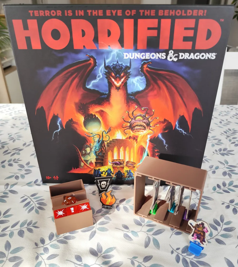 Horrified Dungeons & Dragons INSERT - Free 3D Print Model - MakerWorld