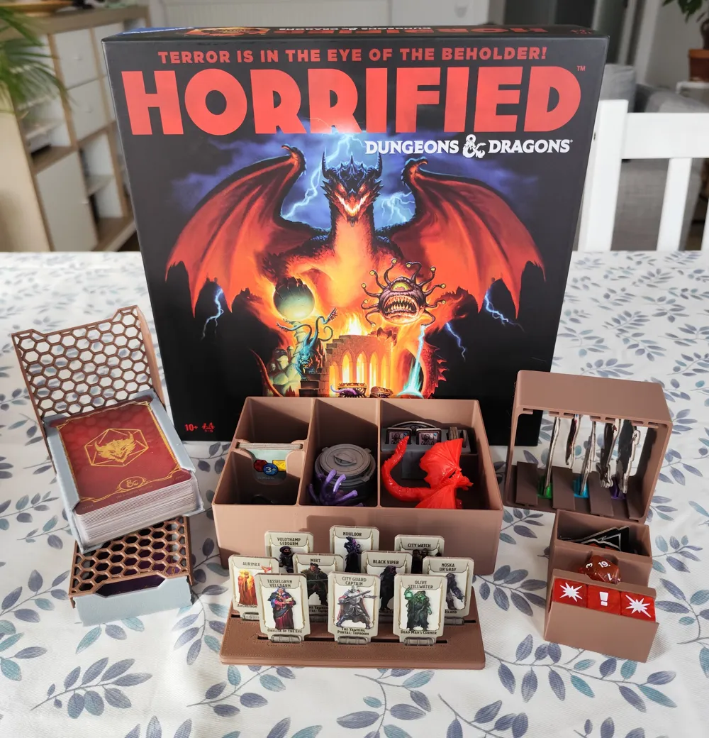 Horrified Dungeons & Dragons INSERT - Free 3D Print Model - MakerWorld