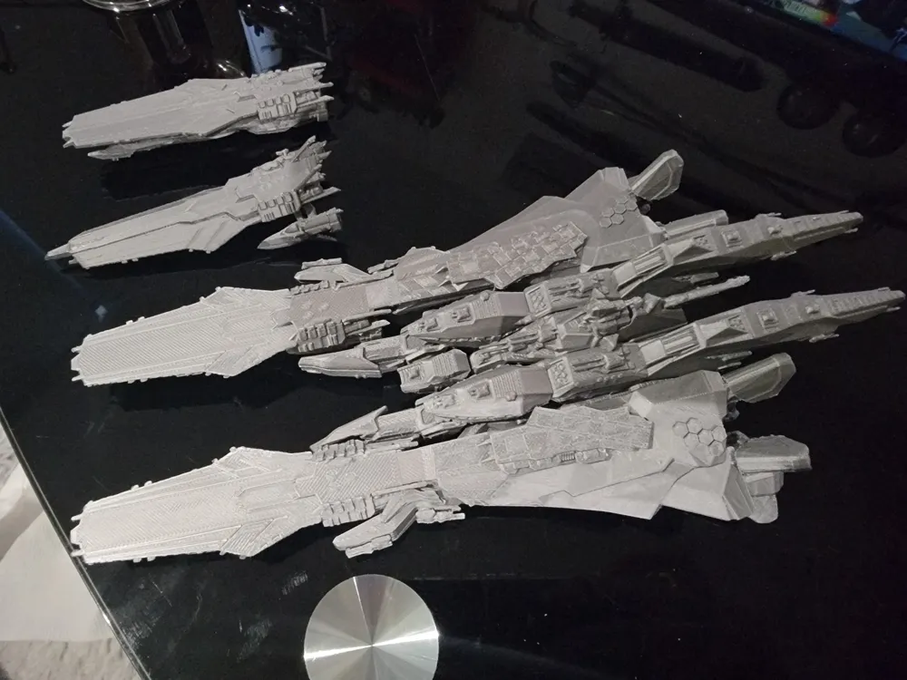 Macross Delta SDF/C-108 (1/4000) Elysion Class - Free 3D Print Model ...