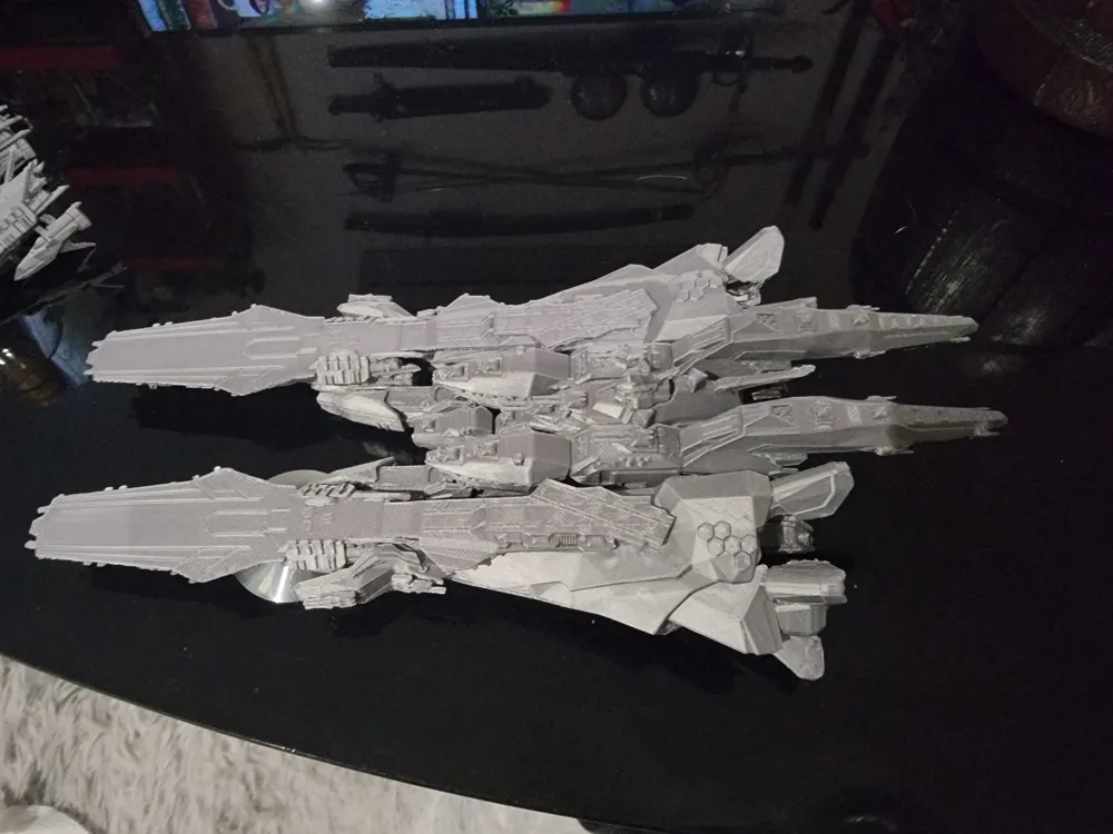 Macross Delta SDF/C-108 (1/4000) Elysion Class - Free 3D Print Model ...