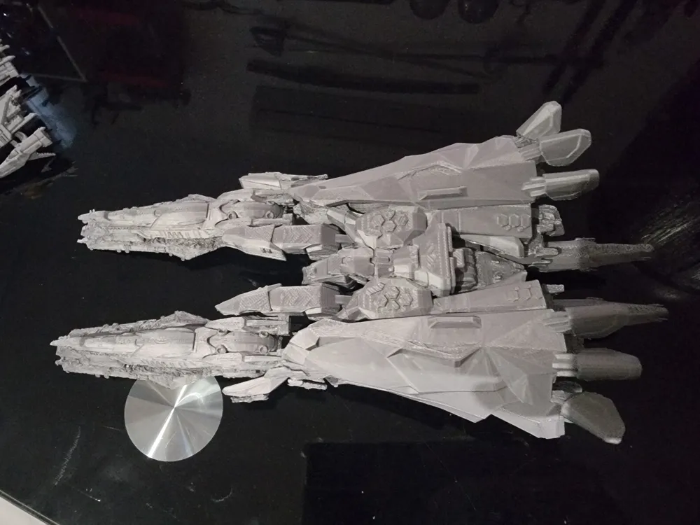 Macross Delta SDF/C-108 (1/4000) Elysion Class - Free 3D Print Model ...