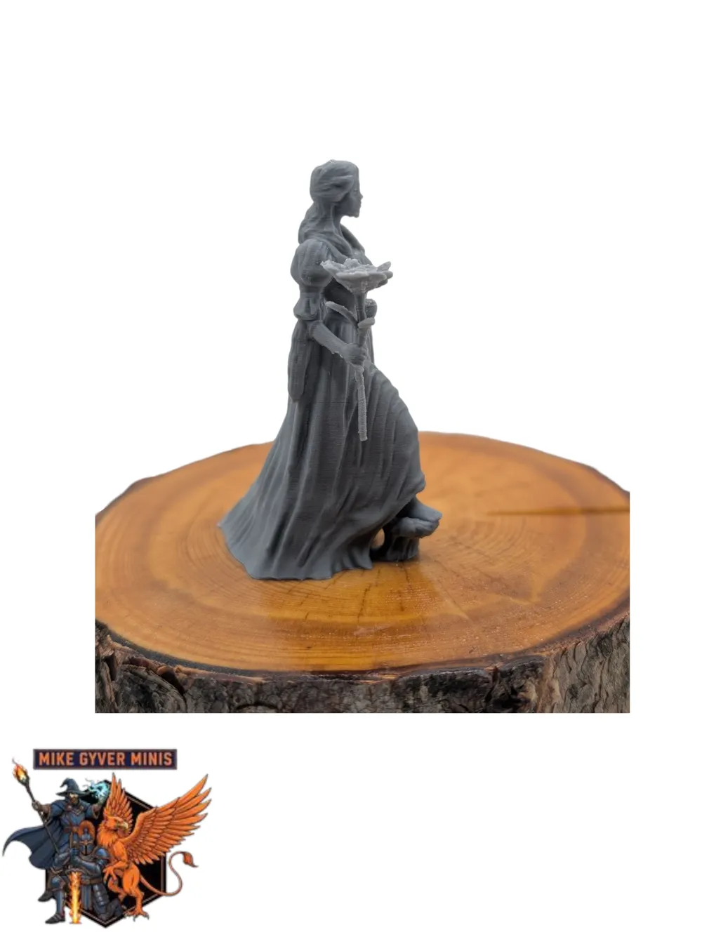 DnD TTRPG Fate of Ophelia Miniature - Free 3D Print Model - MakerWorld