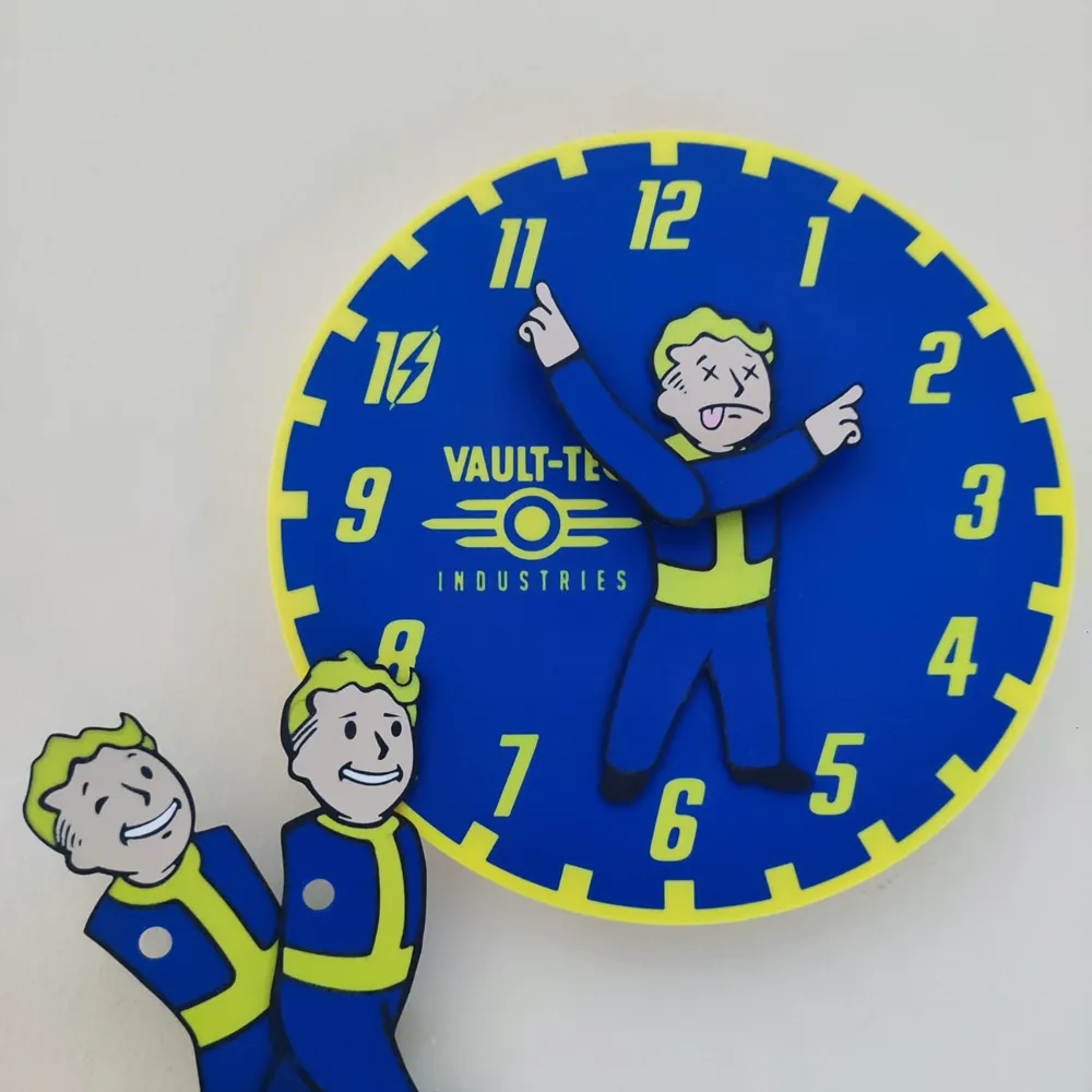 Vault-Boy Clock Inspired by Fallout by JORGE 3D - MakerWorld