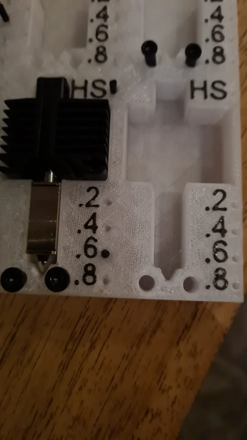 Bambu Lab Nozzle holder with indicators by barrie - MakerWorld