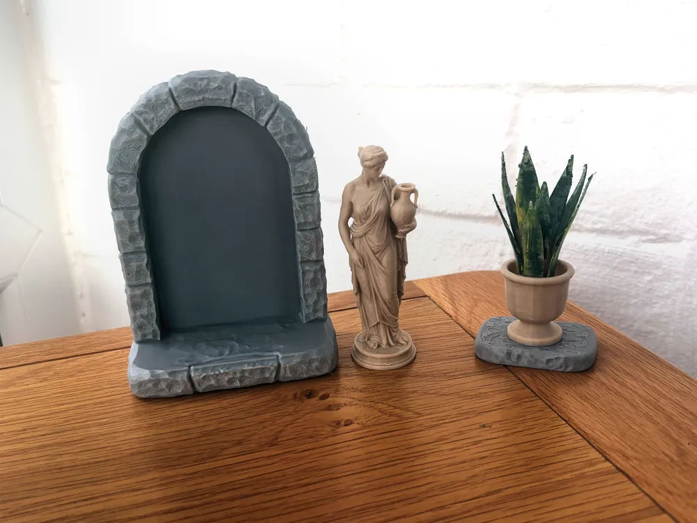 Stone Arch with Statue or Urn/Vase by Trenko MakerWorld: Download Free ...