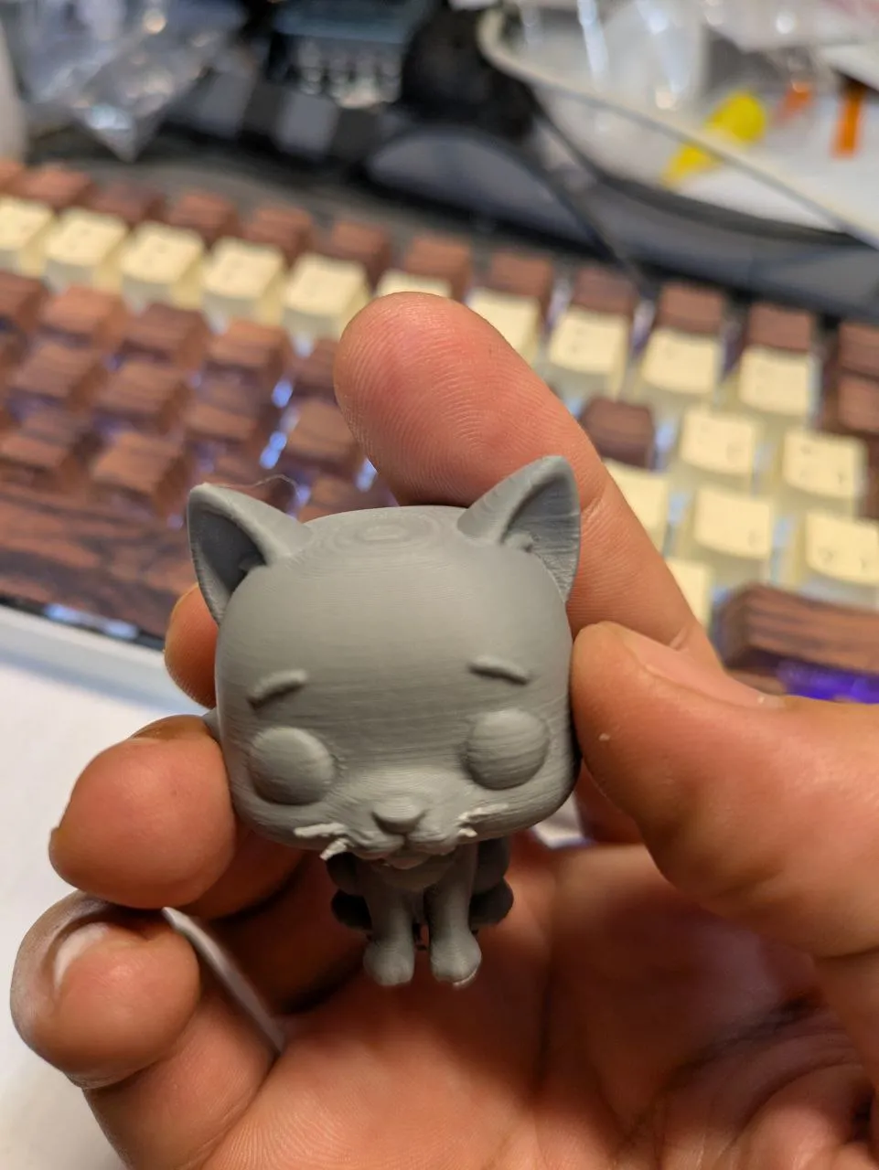 Funko Cat (Funko POP inspired) for H2D and no AMS - Free 3D Print Model ...