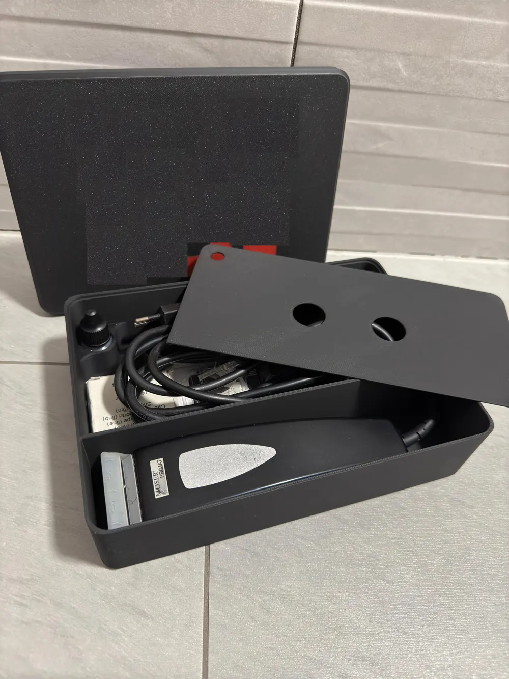 Moser Hair Clipper Storage Box - Free 3D Print Model - MakerWorld