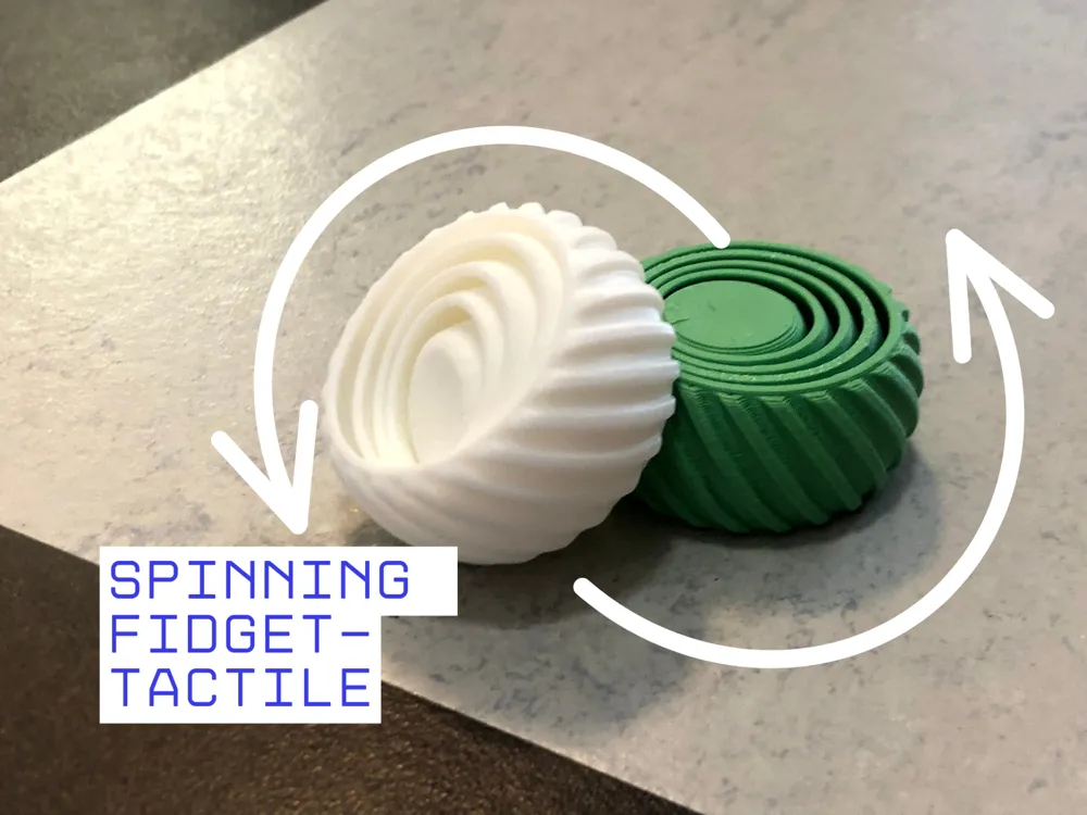 Spinning Fidget - Tactile- Similar to gyro fidgets by 3DMaker ...