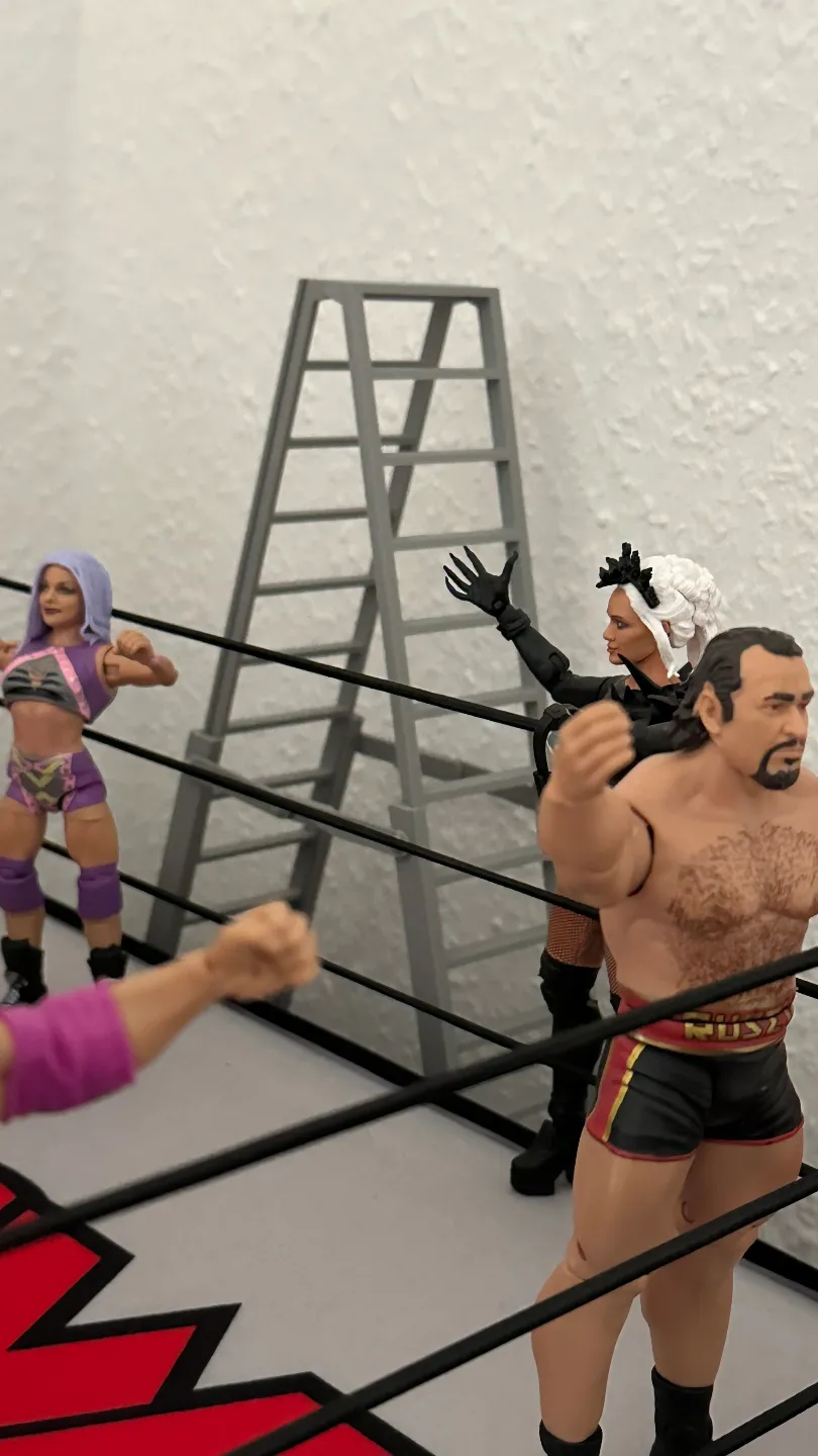 WWE Ladder for Action Figures A1 Mini Profile Remixed by Patrick G ...