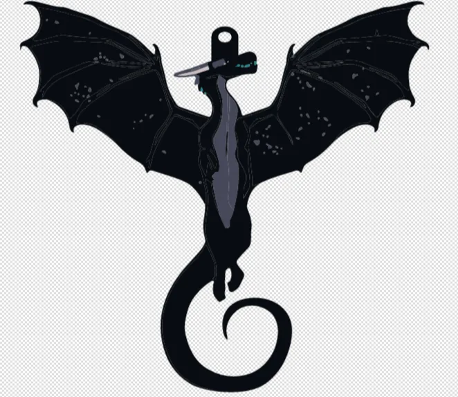 Nightwing Keychain by Nightmare - MakerWorld