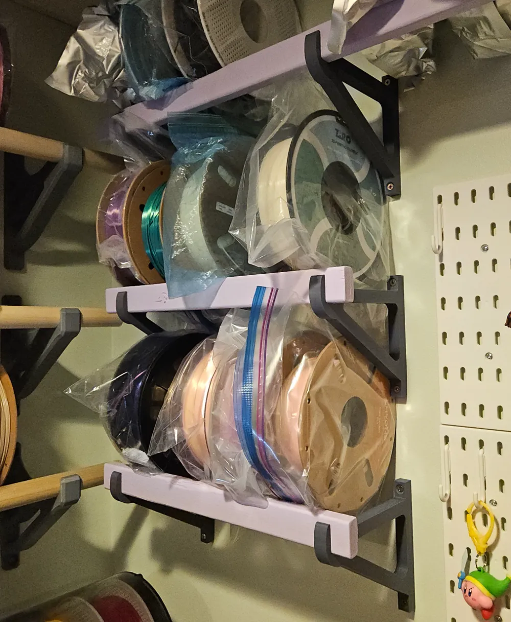 Wall spool brackets w/ inexpensive furring strips Remixed by ...