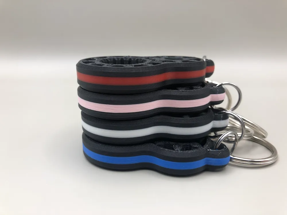 Gear Fidget Keychain 3 colors Remixed by Manio 3DP MakerWorld: Download ...