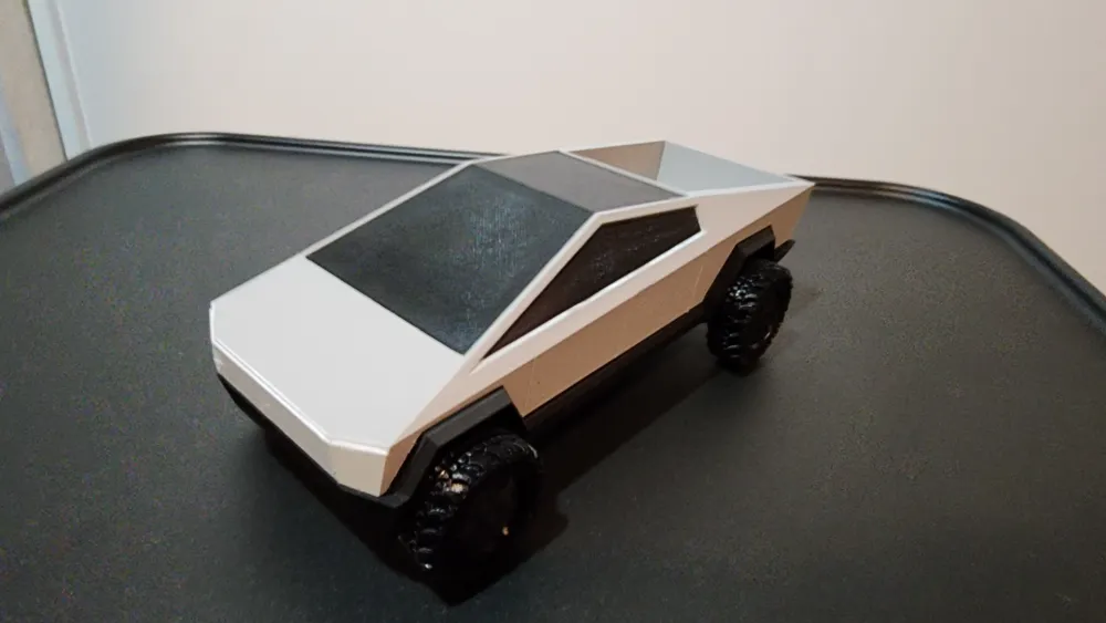 Cybertruck Snap-fit 1:30 Scale Remixed by JoeMama27 - MakerWorld