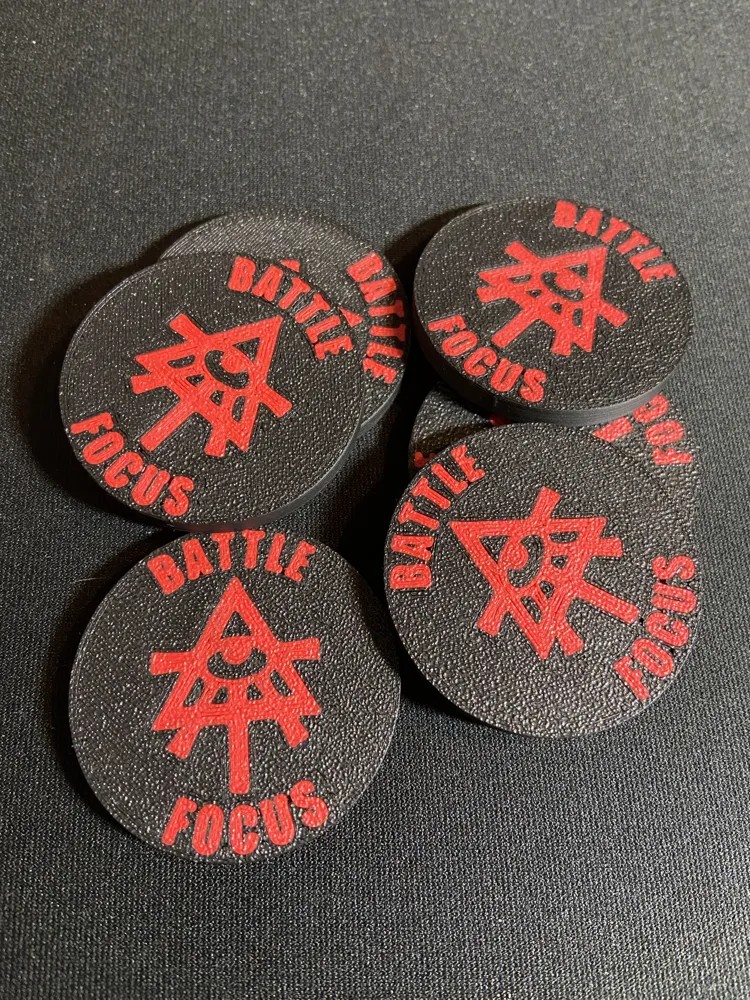 Battle Focus Tokens Aeldari / Space Elves by Jonno_Spartan - MakerWorld