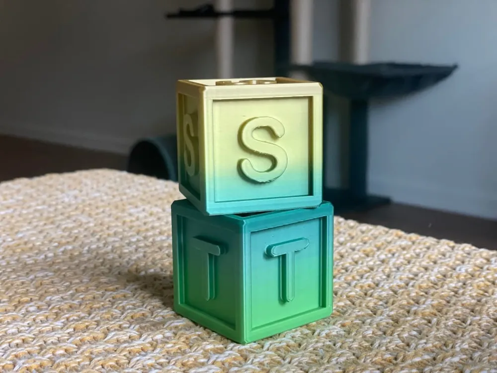 Alphabet Blocks - Free 3D Print Model - MakerWorld